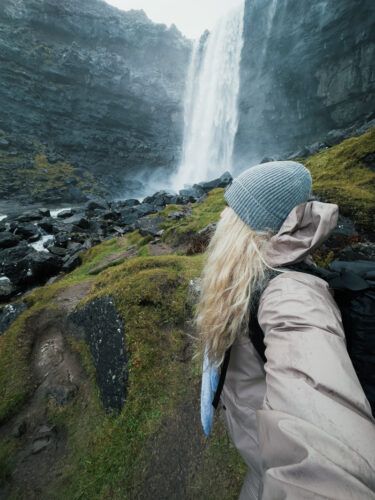 Fossá waterfall (Most Famous Faroe Islands Waterfall) - Avenly Lane Travel